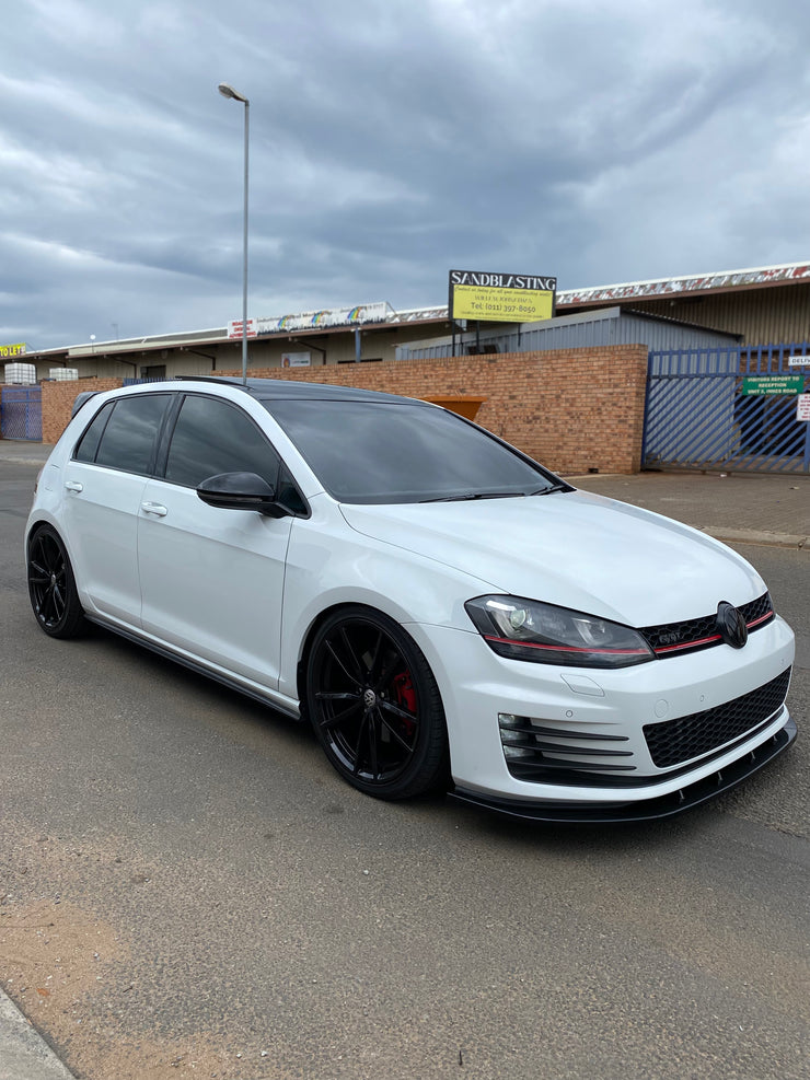 VW Golf Mk7/Mk7.5 GTI/R Line Gloss Black Front Lip Slimline