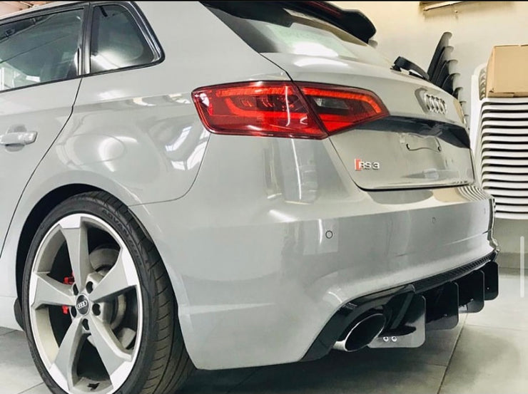 Audi RS3 8V SportBack Rear Diffuser Add On